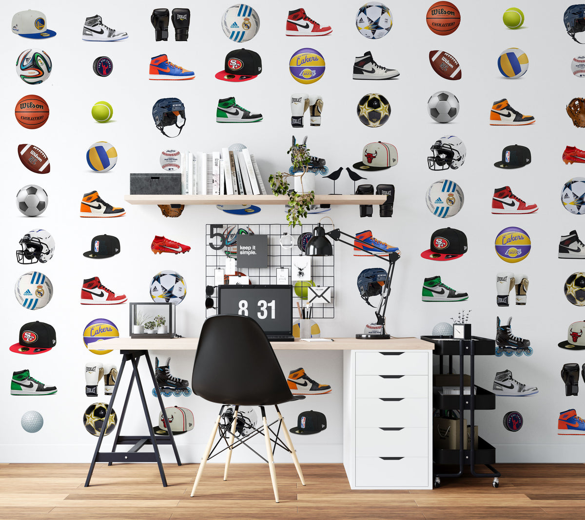 Hype Beast Sports wall mural WIV-915 - The Ultimate Statement Piece fo ...