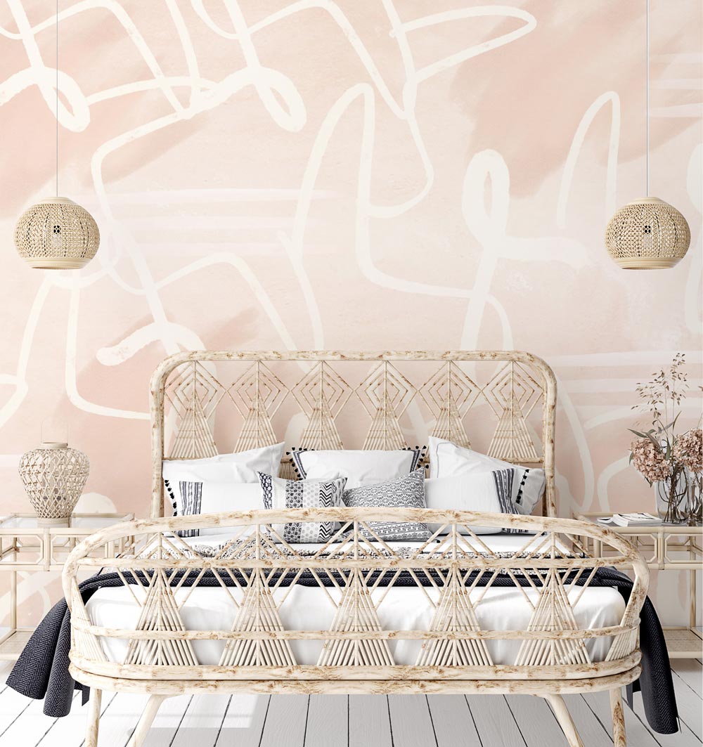 Kinetic WIV-416 - A Dynamic Abstract Wall Mural to Energize Your Space ...