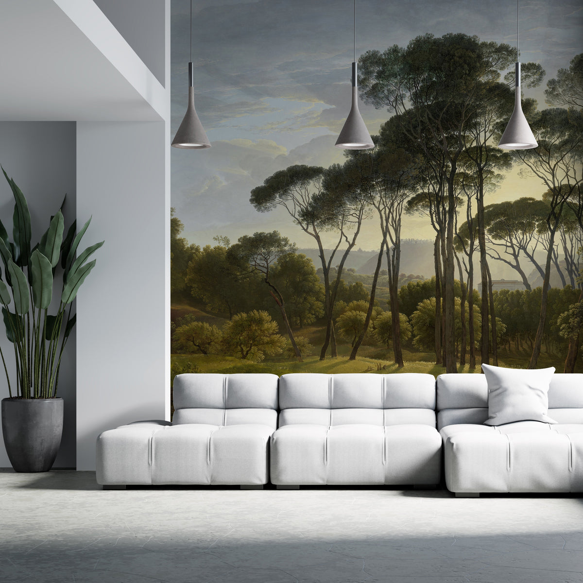 Italian province WIV-591 - A Timeless Wall Mural Evoking Mediterranean ...